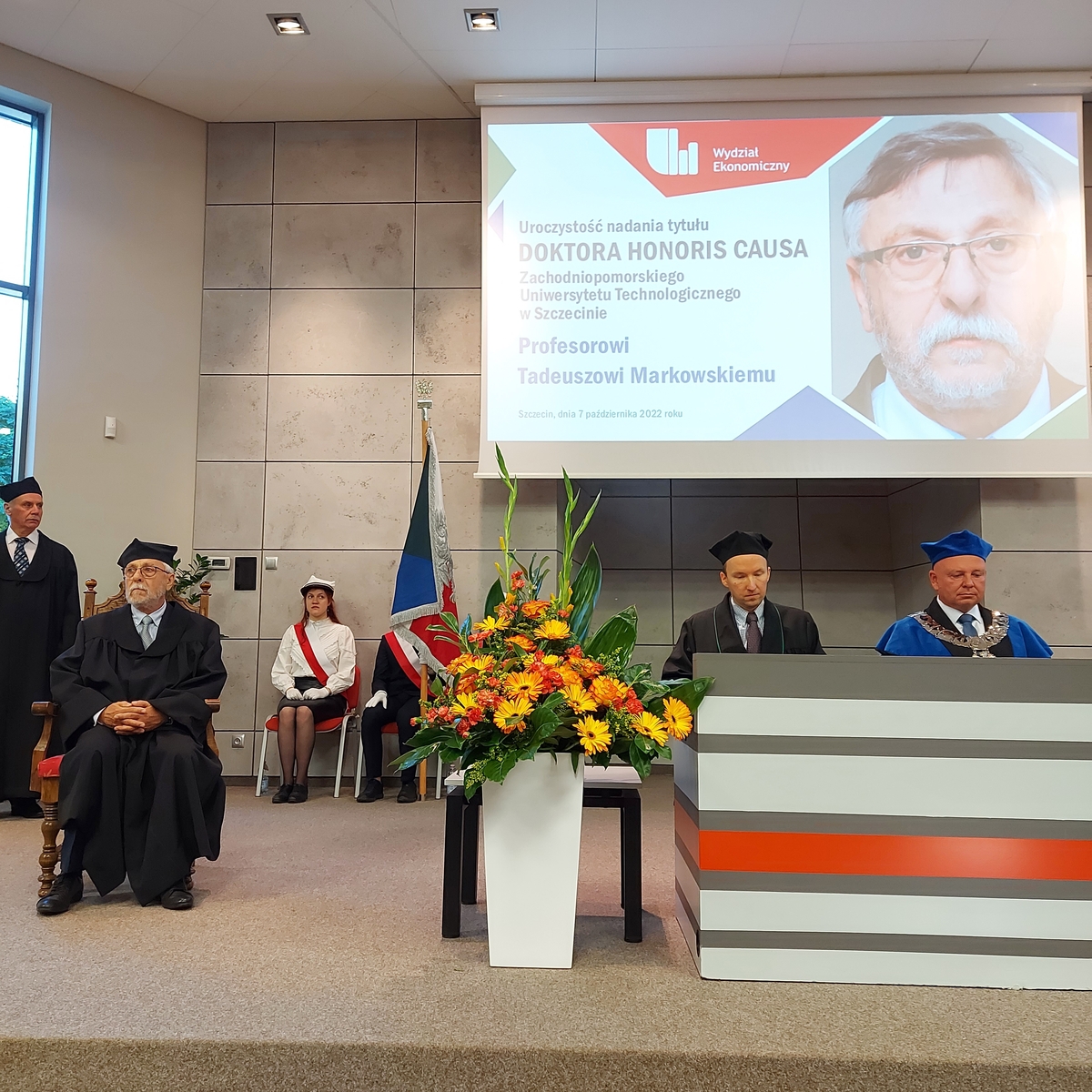 Prof. dr hab. Tadeusz Markowski z tytułem Doktora Honoris Causa