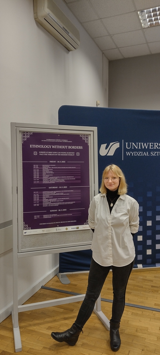 Monika Raj na konferecji ETHNOLOGY WITHOUT BORDERS