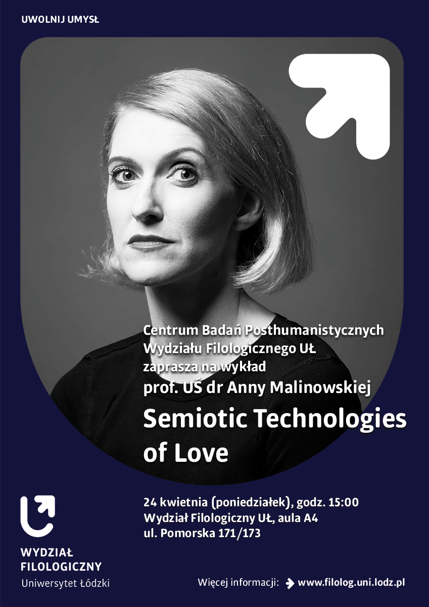 Semiotyczne technologie miłości – wykład dr Ani Malinowskiej, prof. UŚ